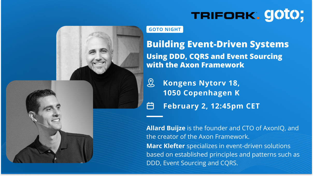 Building Event-Driven Systems Using DDD, CQRS & Event Sourcing w/ Axon ...